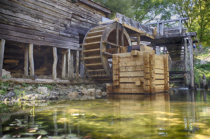 Water Mill from the 18th Century. Historical Building Stock Image ...