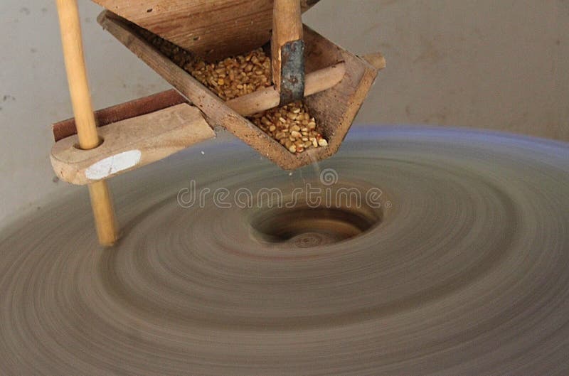 Ancient Chinese Grinding Mill (2) Stock Image - Image of grinding ...