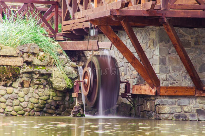 Water mill stock image. Image of outside, architecture - 75400499