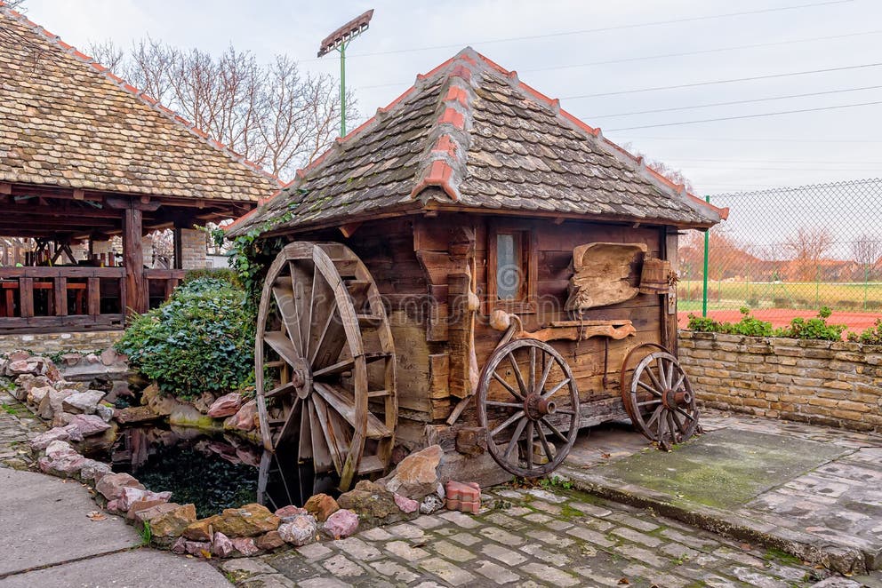Water Mill. a Waterwheel in the Forest Stock Image - Image of culture ...