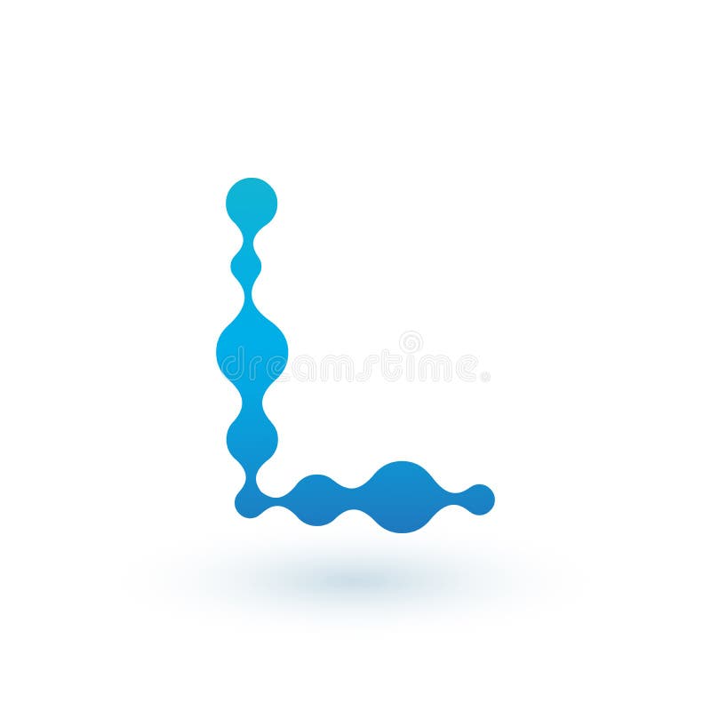 Water Molecular Initial Letter M Logo Design, Fluid Liquid Design ...