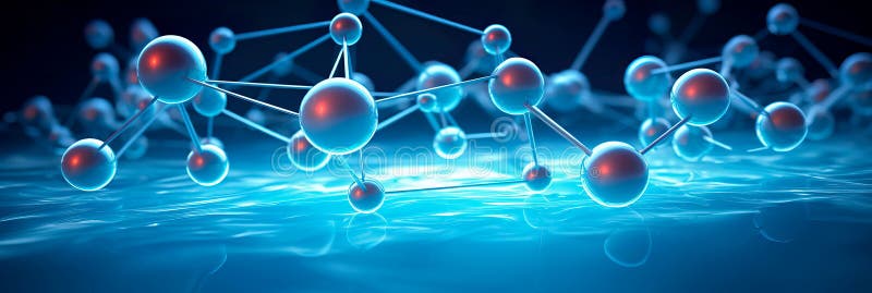 Water Molecule & X28;H?O& X29; with the Structure of the Hydrogen and ...