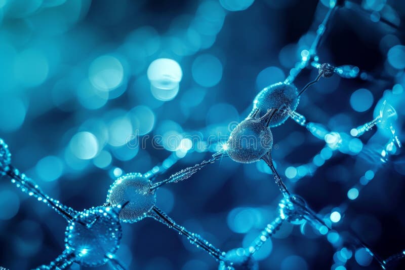 Water Molecule Hydrogen Oxygen Atoms Molecules Magnification Microscope ...