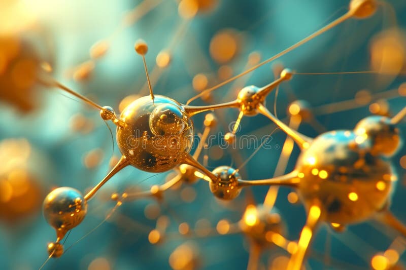 Water Molecule Hydrogen Oxygen Atoms Molecules Magnification Microscope ...