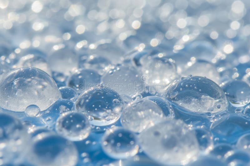 Water Molecule Hydrogen Oxygen Atoms Molecules Magnification Microscope ...