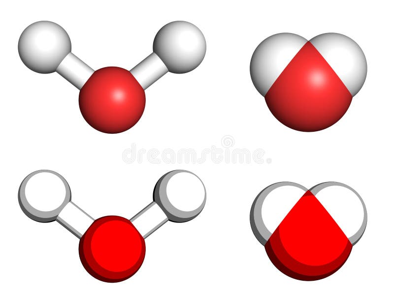 Molecular Structure Of Air Molecules Stock Vector - Illustration of ...