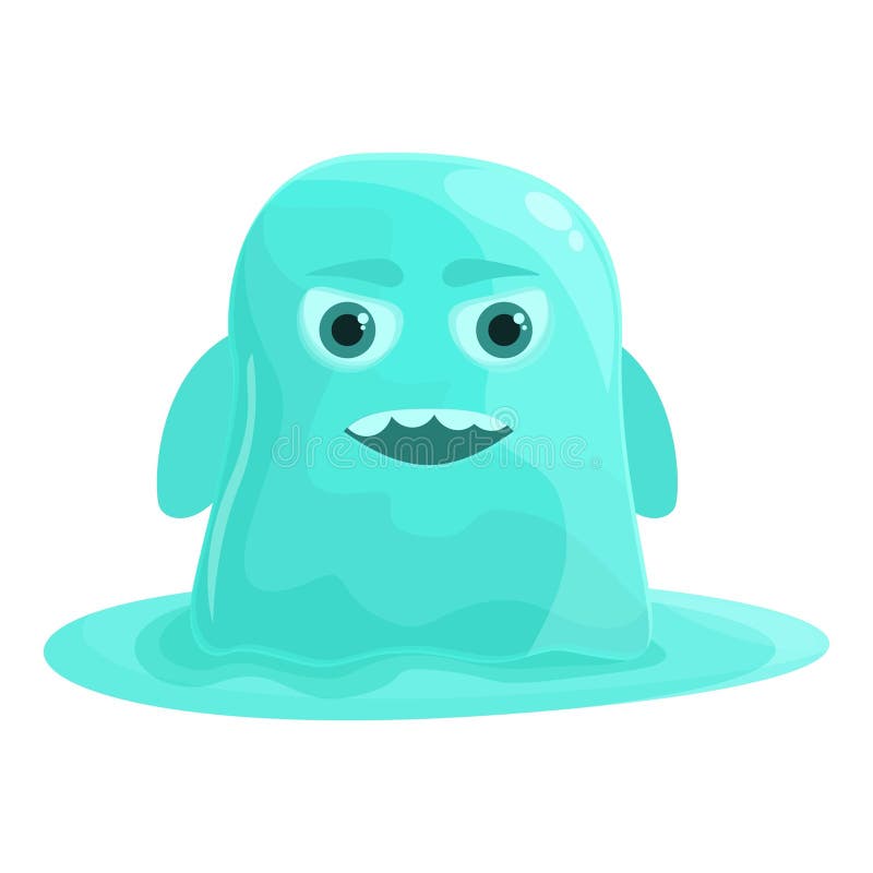 Water Monster Icon Cartoon Vector. Cute Alien Character Stock Vector ...