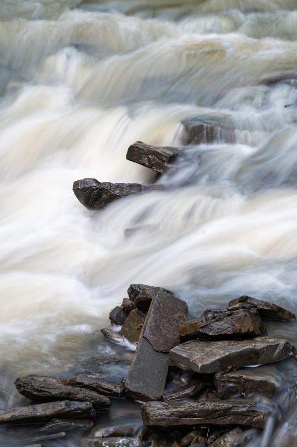 Stream in Greece stock image. Image of fresh, swirl - 354164397