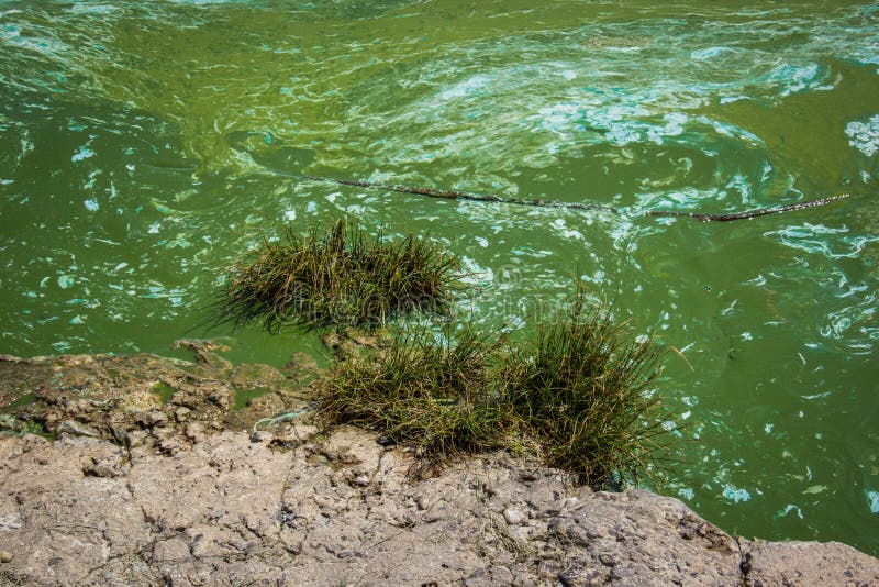 Water and Nature Pollution Concept. Stock Photo - Image of stains ...