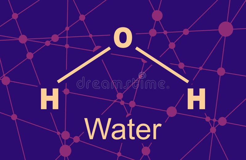Water norganic compound stock vector. Illustration of substance - 200847055