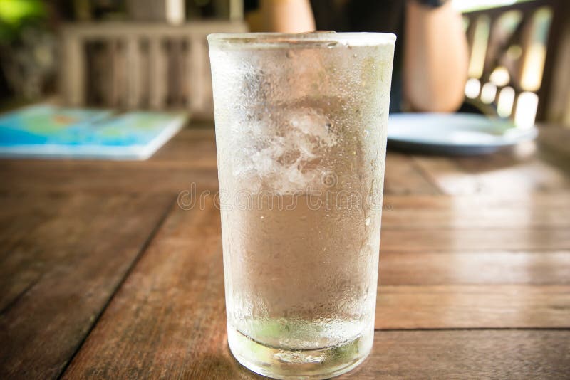 Water is not full glass. stock photo. Image of fresh - 95967606