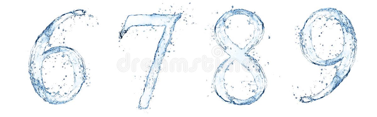 Numbers Water Stock Illustrations – 5,463 Numbers Water Stock ...