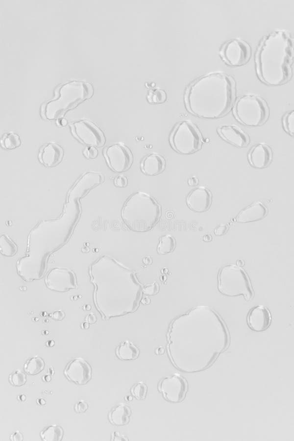 Water or Oil Drops on Glass Reflection Stock Image - Image of drops ...