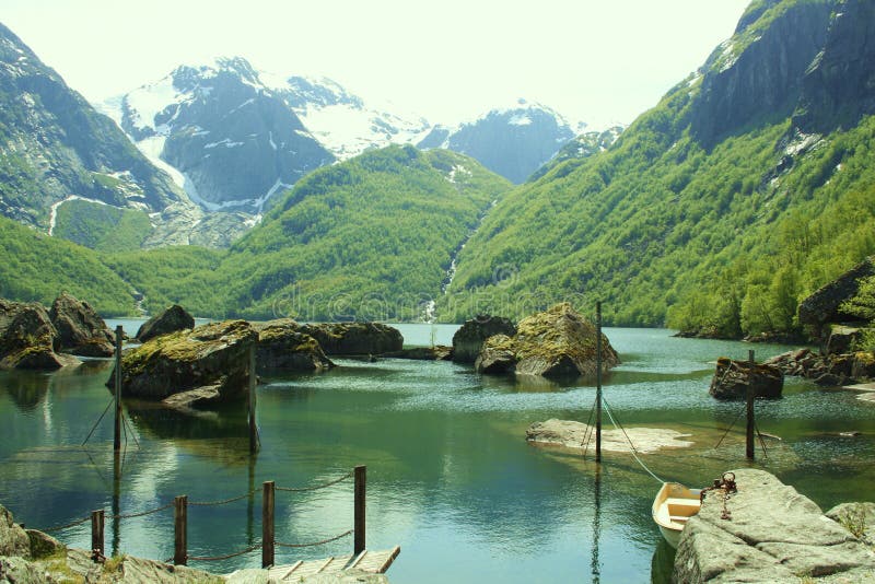 Water stock image. Image of green, norwegian, natur, rocks - 79607469