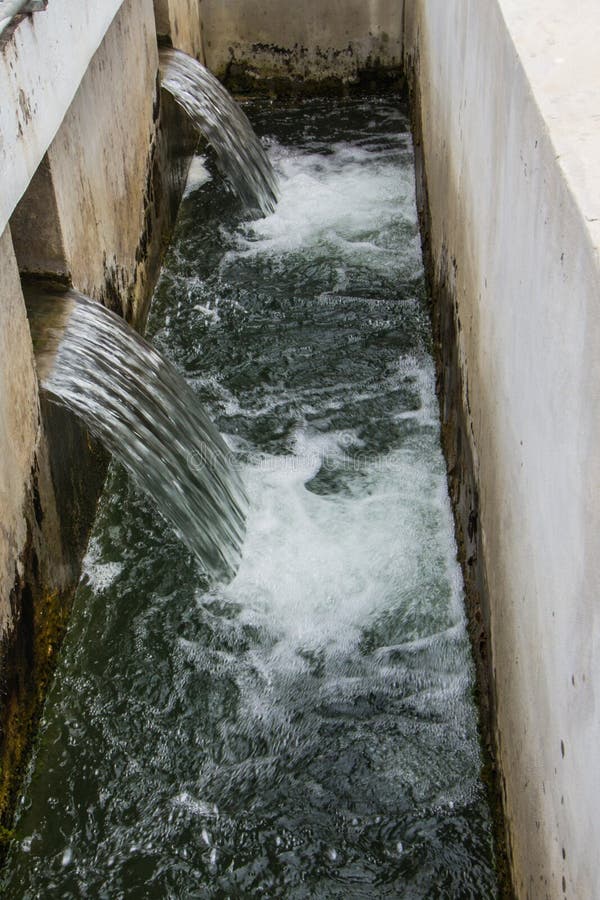 Water outlet stock image. Image of supply, settling, tank - 52606229