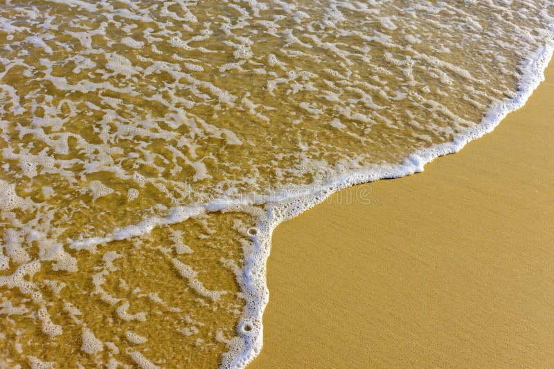 Water over sand stock image. Image of nature, water, shore - 85096607