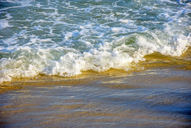 Water over sand stock photo. Image of water, seaside - 85128008