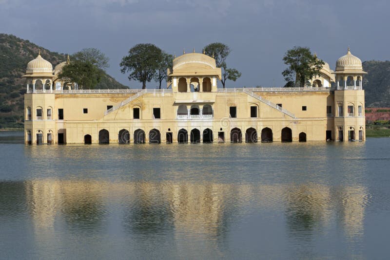 Jal Mahal (Water Palace) stock image. Image of vacation - 6875715