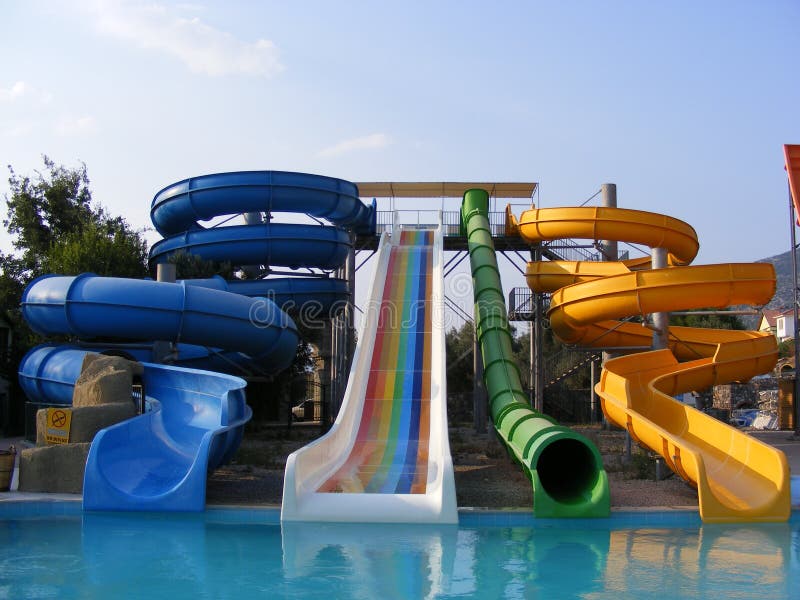 Water Park stock photo. Image of splash, pool, colours - 10880354