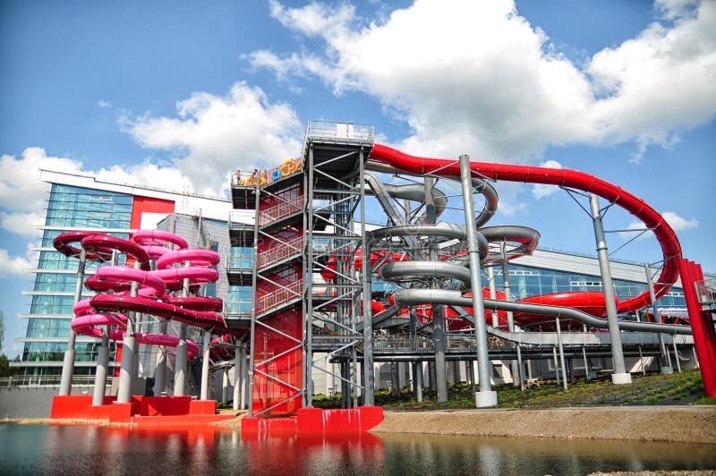 Water park stock image. Image of entertainment, swimming - 52829833