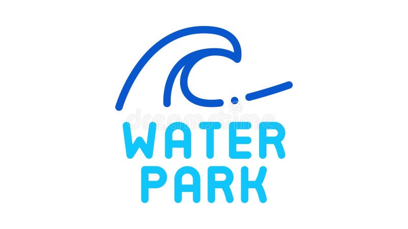 Water pool Icon Animation stock video. Video of animation - 206569603