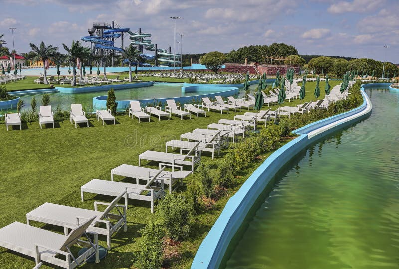 A Water Park without People during a Pandemic Editorial Stock Image ...