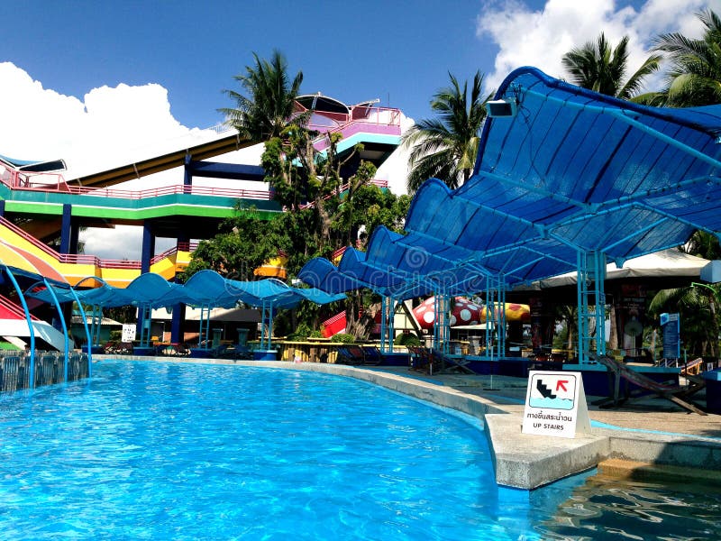 In Water Park. Summer Holiday Editorial Image - Image of riding ...