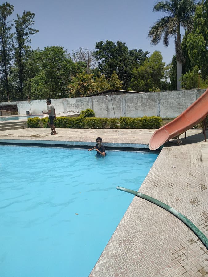 Water Park, Swimming Pool. Enjoying Place Editorial Stock Photo - Image ...