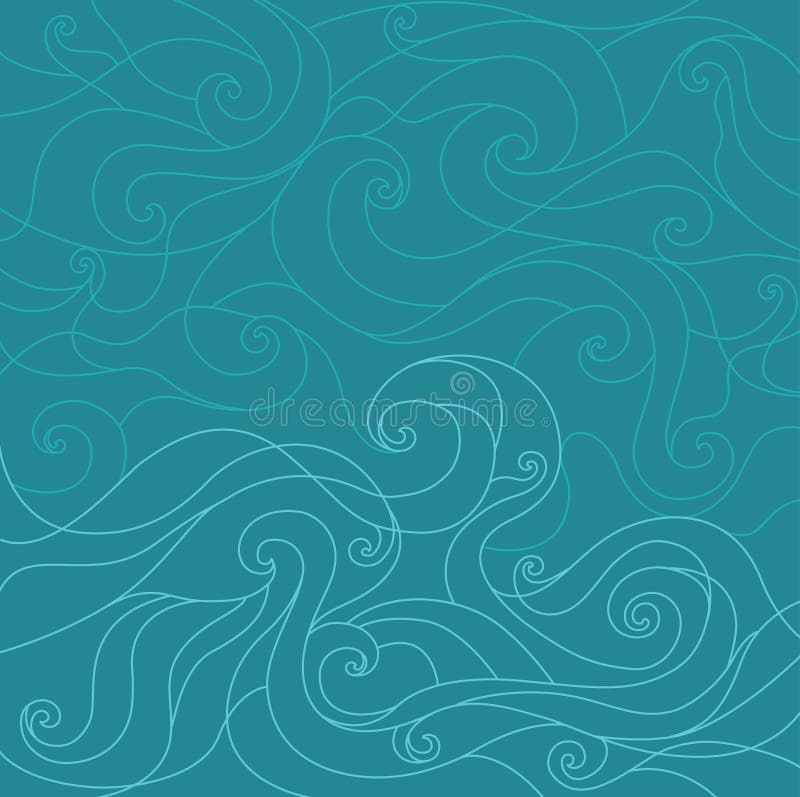 Abstract Water Wave stock vector. Illustration of flowing - 54682039