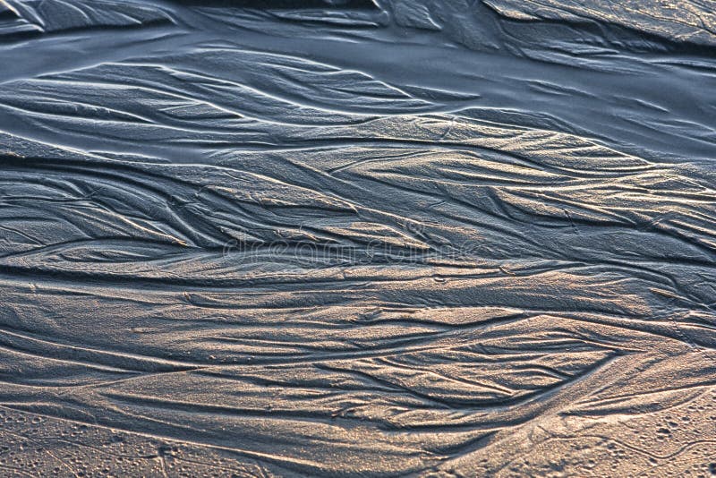Water Patterns on Sand stock photo. Image of ripple, gray - 51083964