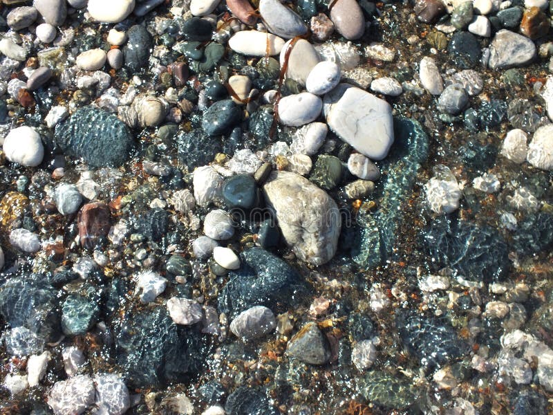 Water on pebbles stock photo. Image of ripple, water - 36435014