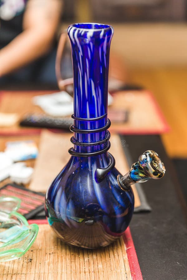 Water Pipe or Bong on Table Stock Image - Image of paraphinelia ...