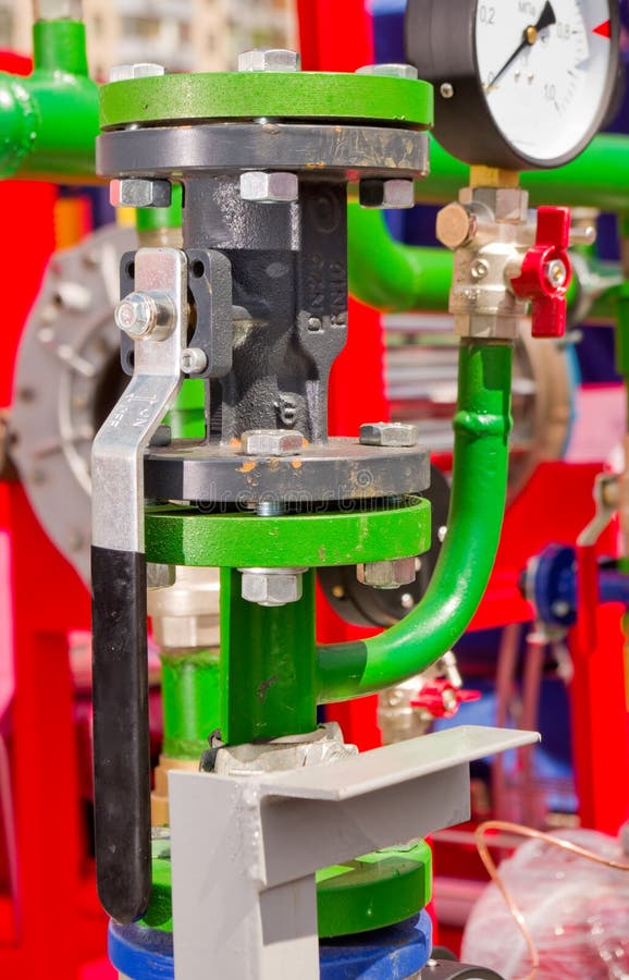 Water pipe connection stock photo. Image of metal, machine - 44638602