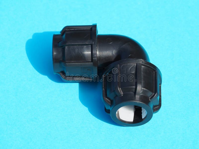 A Water Pipe Connector in Elbow Shape Stock Photo - Image of shop ...