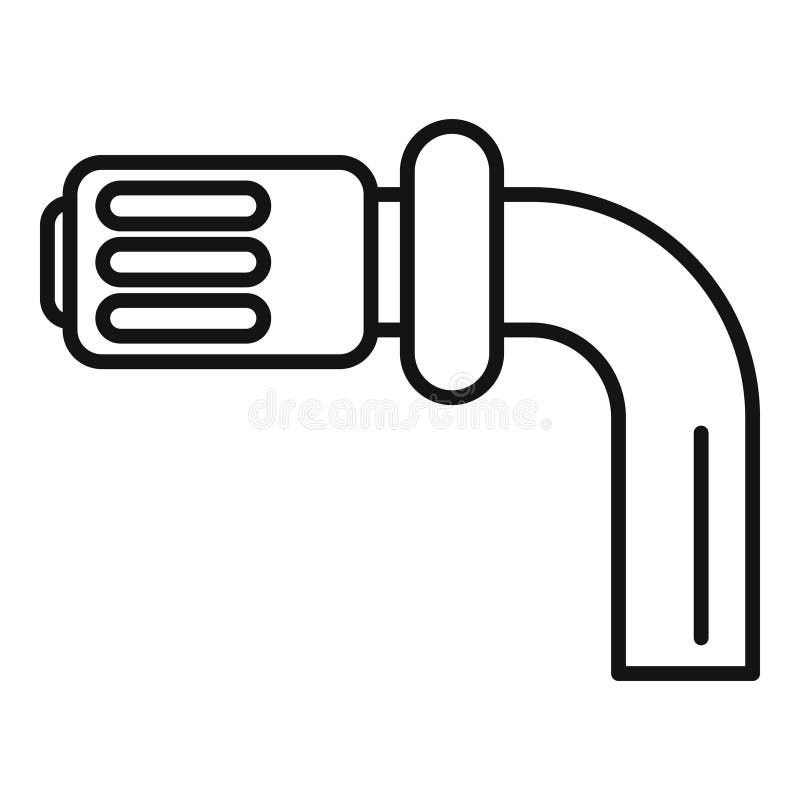 Water Pipe with Filter Connecting Two Pipes Stock Vector - Illustration ...