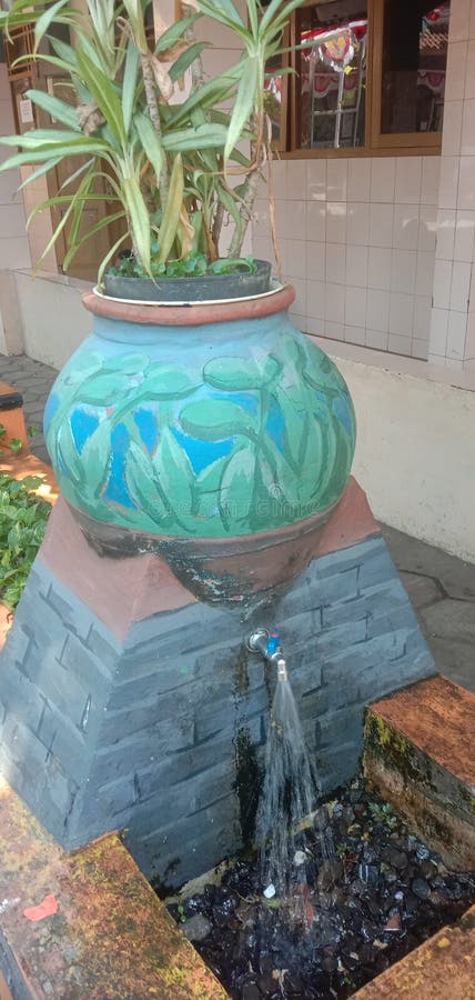 Water Pipe with Flower Pot Design ,cute and Attractive Stock Image ...