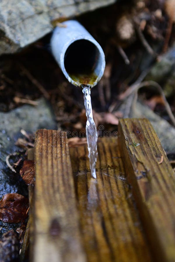 Water pipe stock image. Image of falling, macro, clean - 57771181