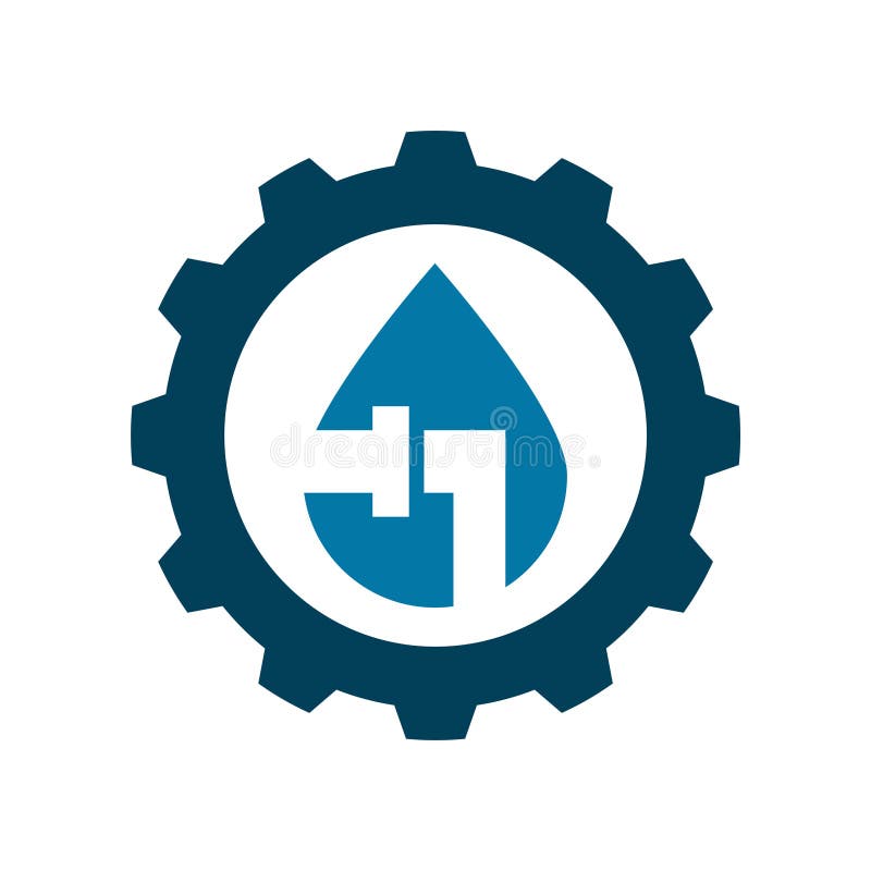 Water Pipe Service Icon Logo Design Template Stock Vector ...