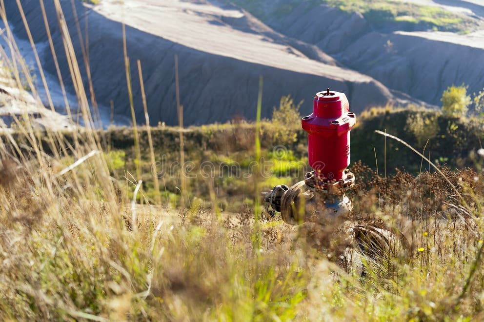 Water pipe with slide stock image. Image of industrial - 22060629