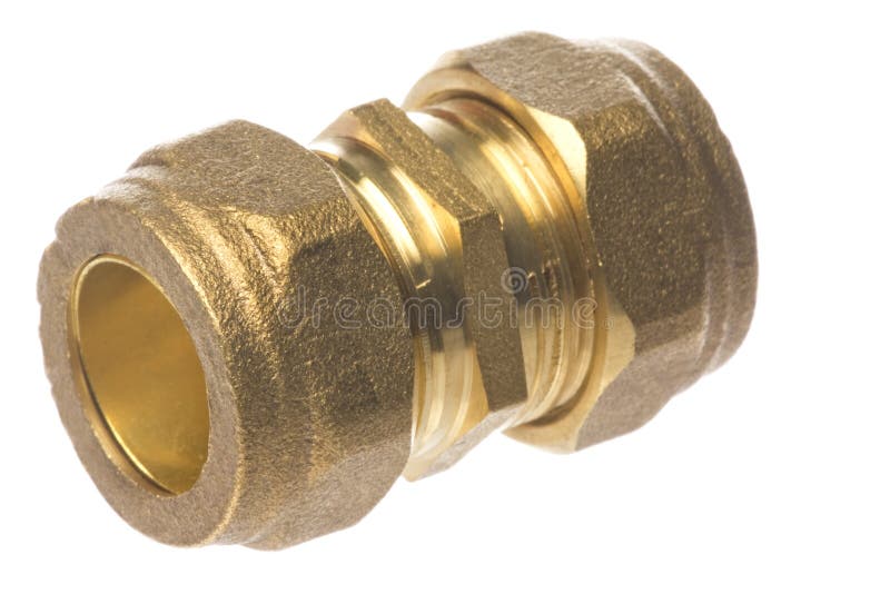 Water Pipe Socket Isolated stock image. Image of tube - 9199731