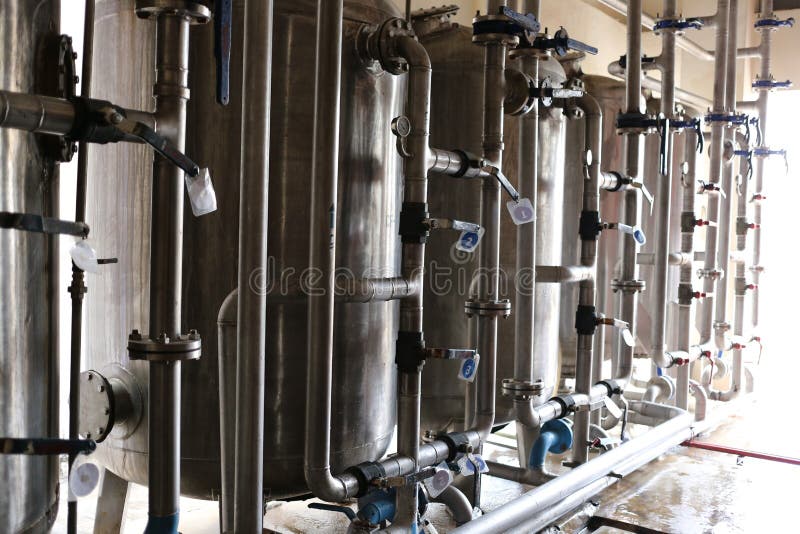 Water pipe system. stock image. Image of duct, machine - 58370127