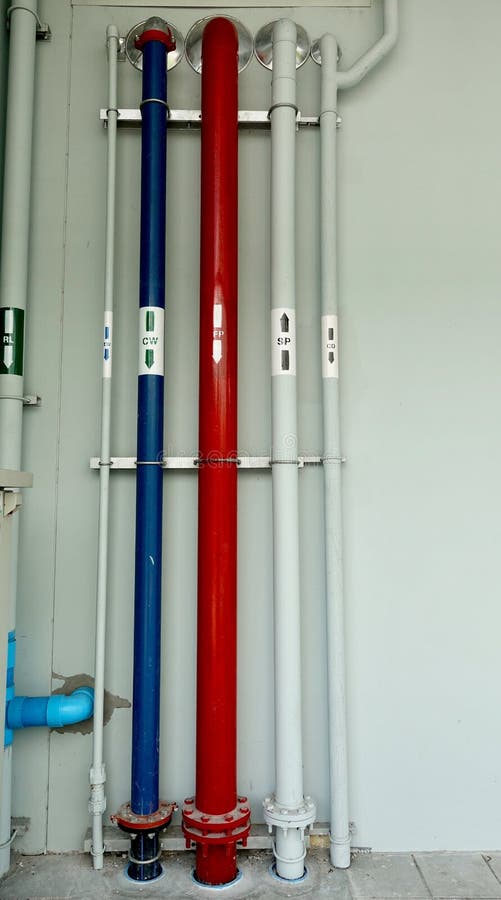 Water Pipe System. Pumping Systems for Industrial Plants. Construction ...