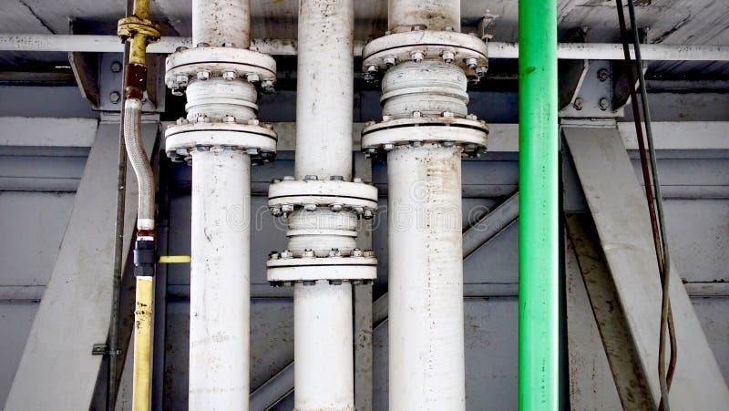 Water Pipe System. Pumping Systems for Industrial Plants. Construction ...