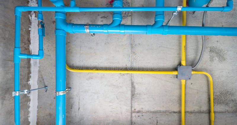 The Water Pipe System, Wastewater Pipes and Electrical Wiring are ...
