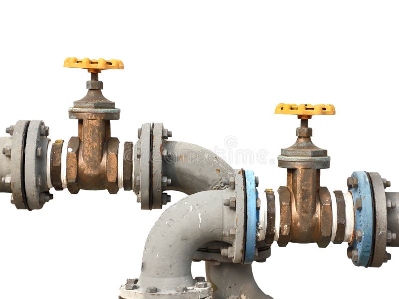 Water pipe valve stock photo. Image of tube, pipeline - 45896984