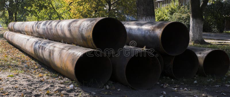 Water pipe stock image. Image of dark, background, circle - 174752791