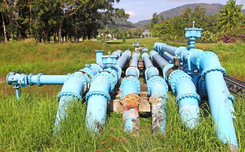 Water pipeline stock photo. Image of reduction, wilderness - 23294580