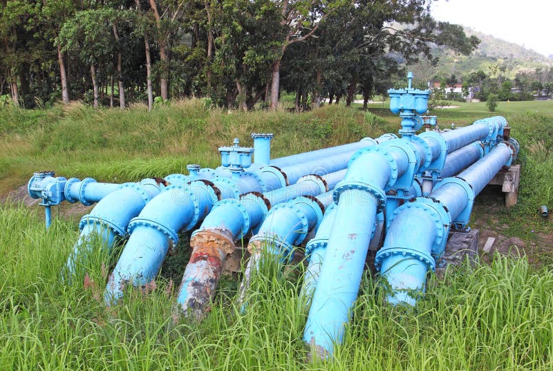 Water pipeline stock photo. Image of wilderness, pump, conservation ...