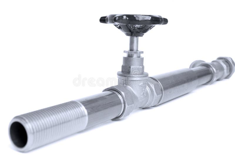 Water pipes stock image. Image of flowing, close, drink - 11017439
