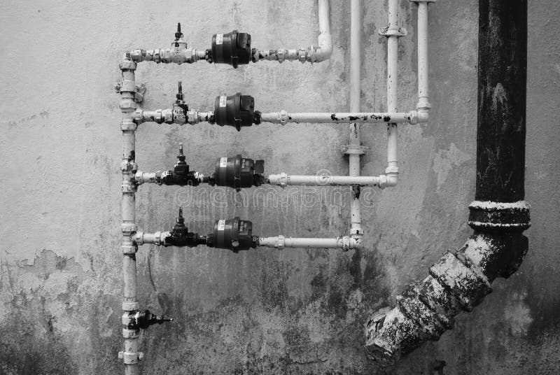 Water Pipes stock photo. Image of energy, humid, agua - 14598062